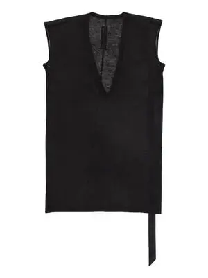 Rick Owens Dylan Sleeveless T-shirt - Black