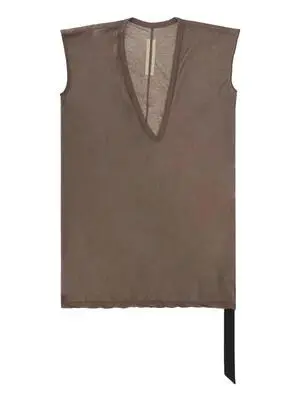 Rick Owens Dylan Sleeveless T-shirt - Brown