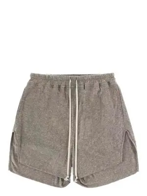 Rick Owens Drawstring Layered Track Shorts - Grey