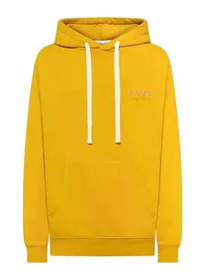 LANEUS Printed Hoodie - Yellow