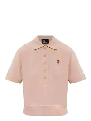 Moncler Logo-patch Polo Shirt - Pink