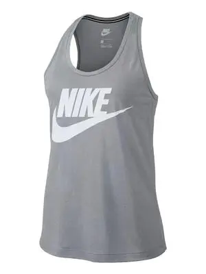 Nike Logo-detail Tank Top - Grey