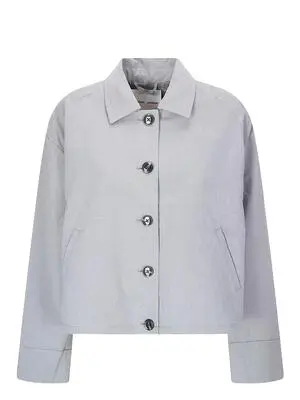 SAMSOE SAMSOE Sakelly Button Jacket - Grey
