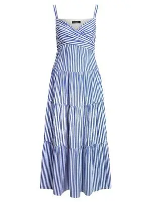 Ralph Lauren Striped Dress - Blue