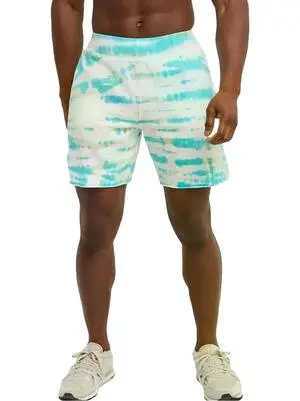 Champion Wave Dye Portal Shorts - White