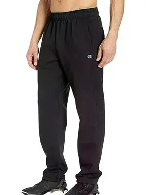 Champion Relaxed Fleece Bottoms Track Pants - Black