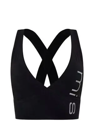MISBHV Logo-print Sports Bra - Black