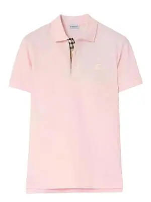 Burberry Cotton Polo Shirt - Pink