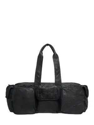 Y’S Wrinkled Leather Shoulder Bag