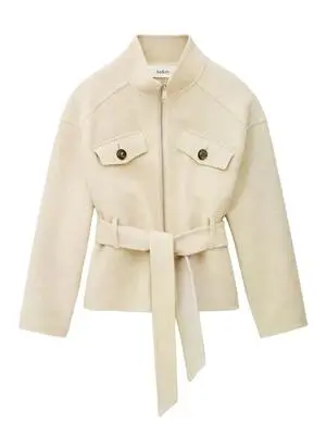 Ba&sh Lerica Belted Jacket - Neutrals