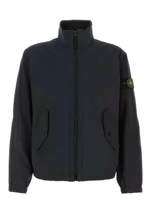 Stone Island High-neck Jacket - Blue