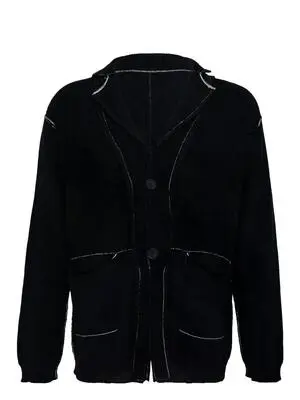 Yohji Yamamoto Reversible Cardigan - Black