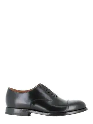 GREEN GEORGE Cap Toe Oxford Shoes - Black