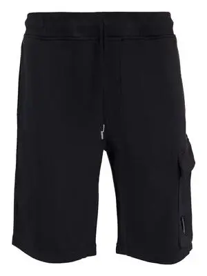 C.P. COMPANY Drawstring Pocket Shorts - Black