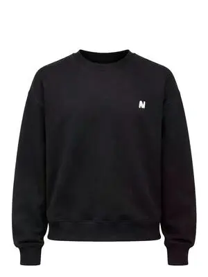 MSGM Logo Crew Neck Sweater - Black