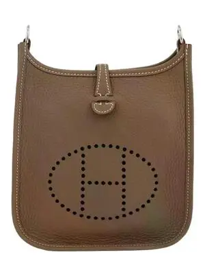 Hermès 2024 Evelyne Mini Leather Shoulder Bag - Neutrals