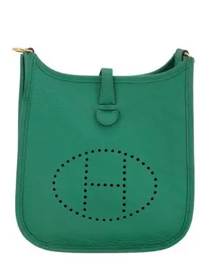 Hermès Mini Evelyne Crossbody Bag Green