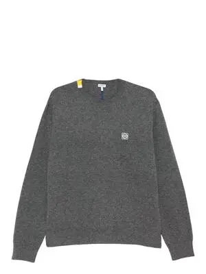 Loewe Anagram Crew Neck Sweater - Grey