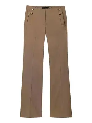LUISA CERANO Buttoned Flared Trousers