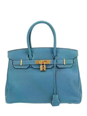 Hermès 2014 Birkin 30 Handbag - Blue