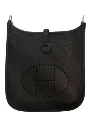 Hermès Evelyne Leather Mini Shoulder Bag - Black