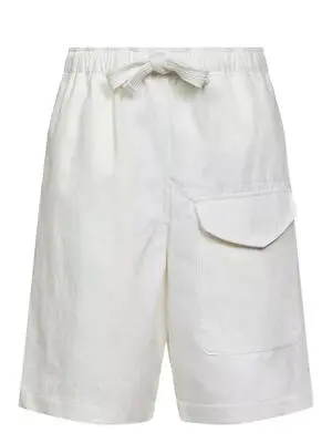 Studio Nicholson Elasticated-waistband Flap-pocket Shorts - Neutrals
