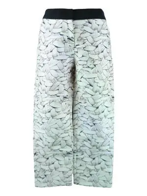 Giambattista Valli Rope-print Trousers - Neutrals