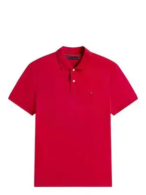 Tommy Hilfiger Logo-detail Polo Shirt - Red