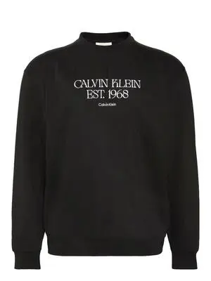 Calvin Klein Logo-print Sweater - Black