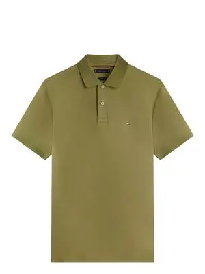 Tommy Hilfiger Short-sleeve Logo-detail Polo Shirt - Green