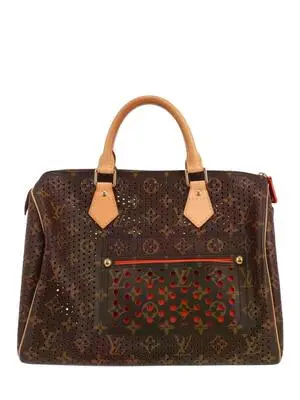 LOUIS VUITTON Speedy 30 Monogram Handbag - Brown