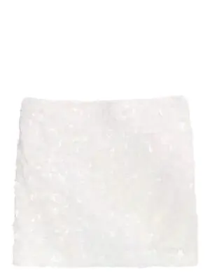 Calvin Klein Sequin-embellished Mini Skirt - White
