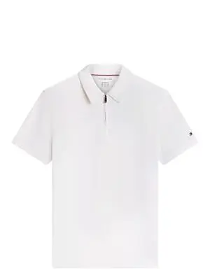 Tommy Hilfiger Half-zip Polo Shirt - White