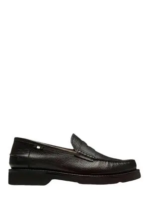Bally Leather Loafers - Black
