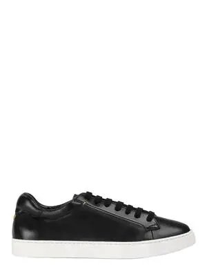 DOUCAL'S Leather Sneakers - Black