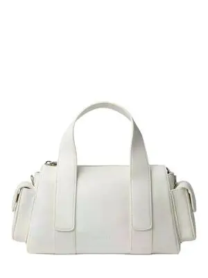 Calvin Klein Top Handle Tote Bag - White