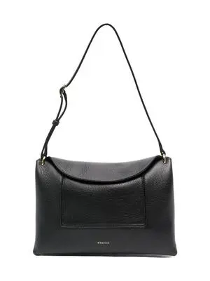 WANDLER Leather Shoulder Bag - Black