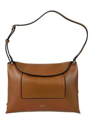 WANDLER Logo-print Tote Bag - Brown