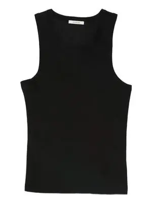 ENTIRE STUDIOS Round-neck Tank Top - Black