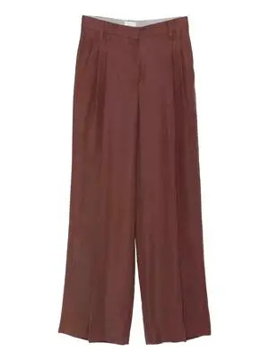 Brunello Cucinelli Pleated Trousers - Brown
