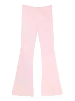 Eric Bompard Ribbed Flared Trousers - Pink