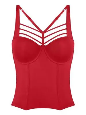 Marlies Dekkers Straps-detail Corset - Red