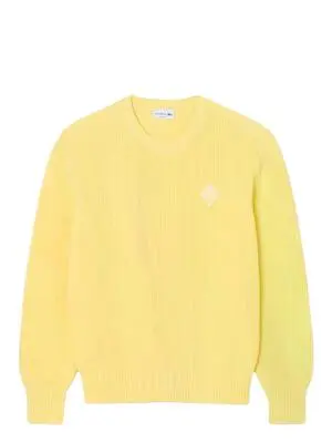 Lacoste Logo-patch Sweater - Yellow