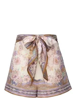 ZIMMERMANN Luna Paisley-Print Shorts