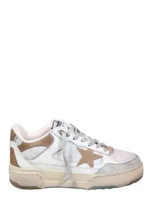 GOLDEN GOOSE Forty2 Leather Sneakers - White