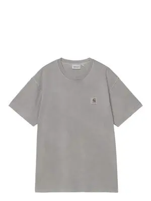 Carhartt Work In Progress Ss Nelson Logo-patch T-shirt - Grey