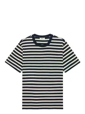 Nn07 Pedro Striped T-shirt - Blue