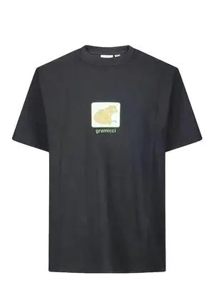 Gramicci Logo Print T-shirt - Black