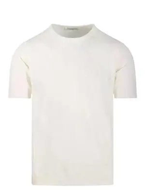 ROBERTO COLLINA Short-sleeve Crew-neck T-shirt - Neutrals