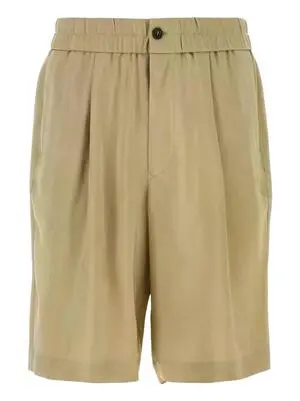 Giorgio Armani Twill Bermuda Shorts - Neutrals